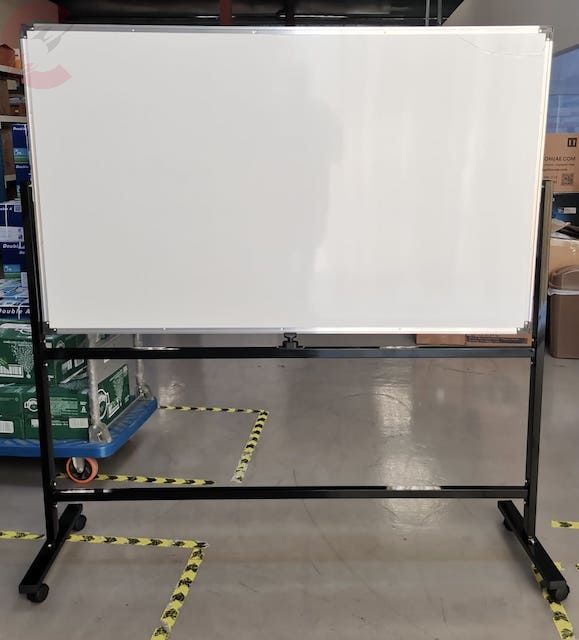 White Board 90 cm (H) x 150 cm (W) with stand & wheels