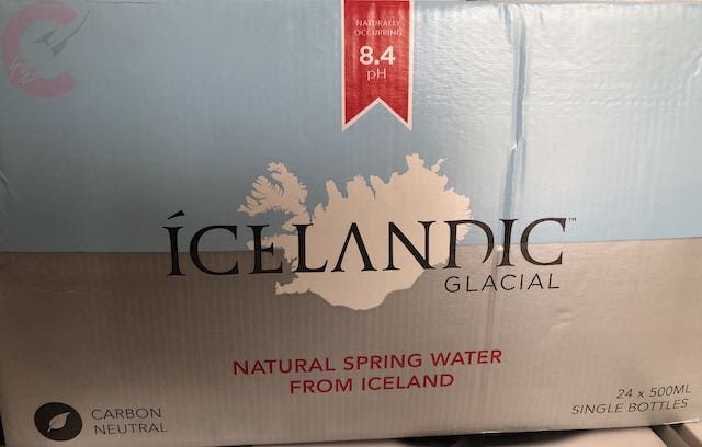Icelandic Glacial Natural Mineral Water 500 ml x 24 plastic bottles