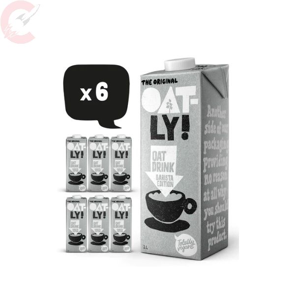 Barista Oatly Oat Drink 1 L (Pack of 6) | CognitionUAE.com