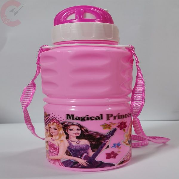 Kids Water Bottle Princess Design, Pink,500ml
