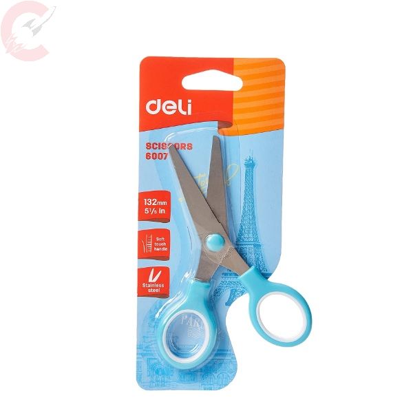 Deli School Scissors 132mm E6007 Blue