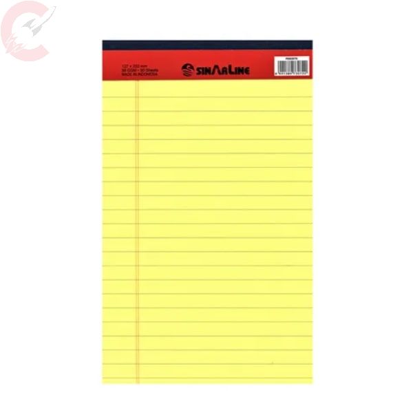 Sinarline Legal Pad A5 Yellow PD02086