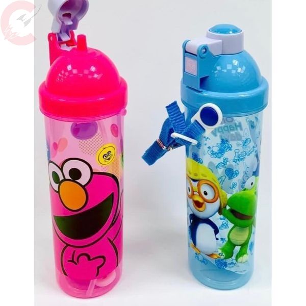Plastic Water Bottle Cartoon Character Design